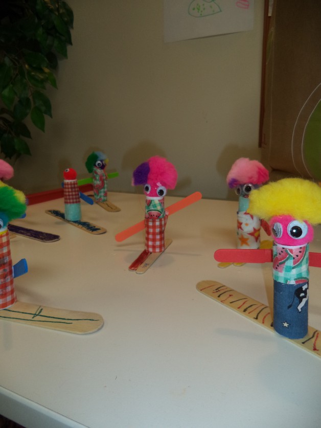 Skier / Snowboarder Craft | Incline Village Nursery School