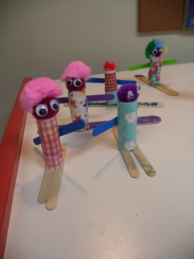 Skier / Snowboarder Craft | Incline Village Nursery School